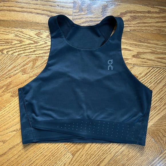 On Running | Tops | Worn X On Cloud Race Crop Bra Running | Poshmark